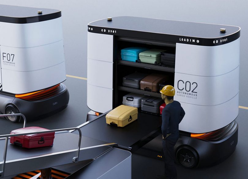 Movus - Un véhicule autonome pour le fret aéroportuaire