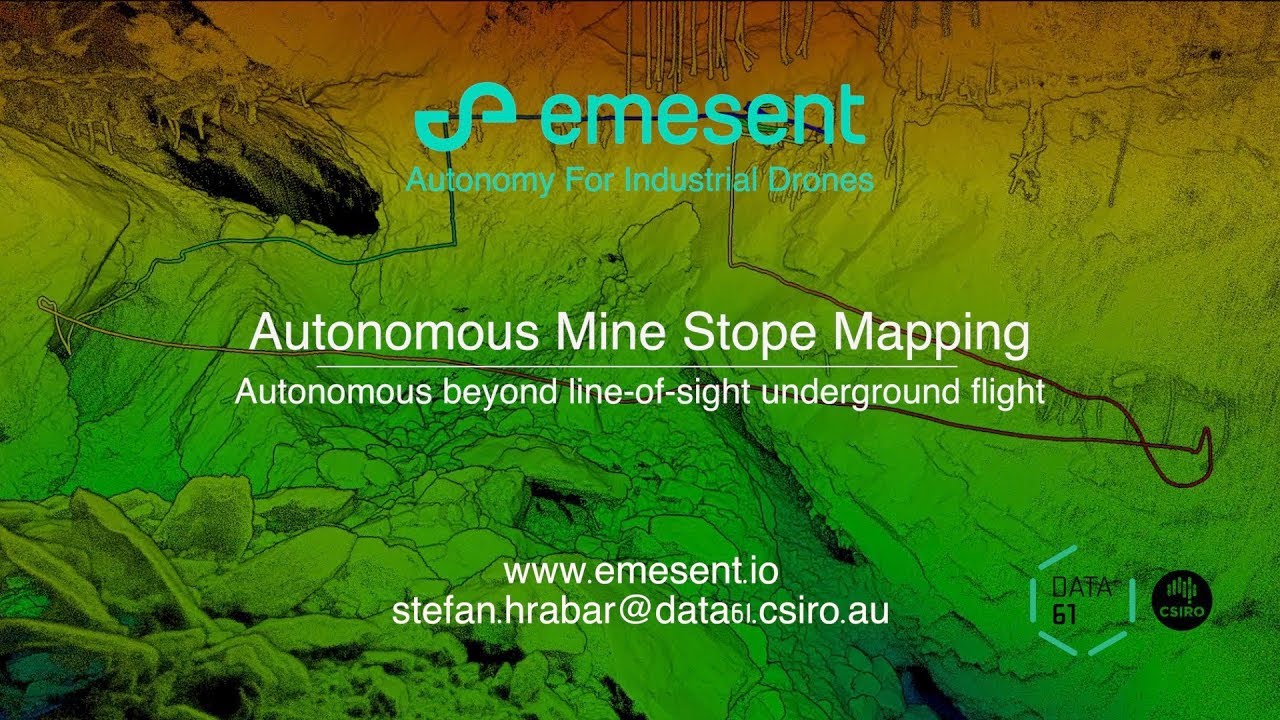 Hovermap – Des drones pour cartographier les mines et les tunnels